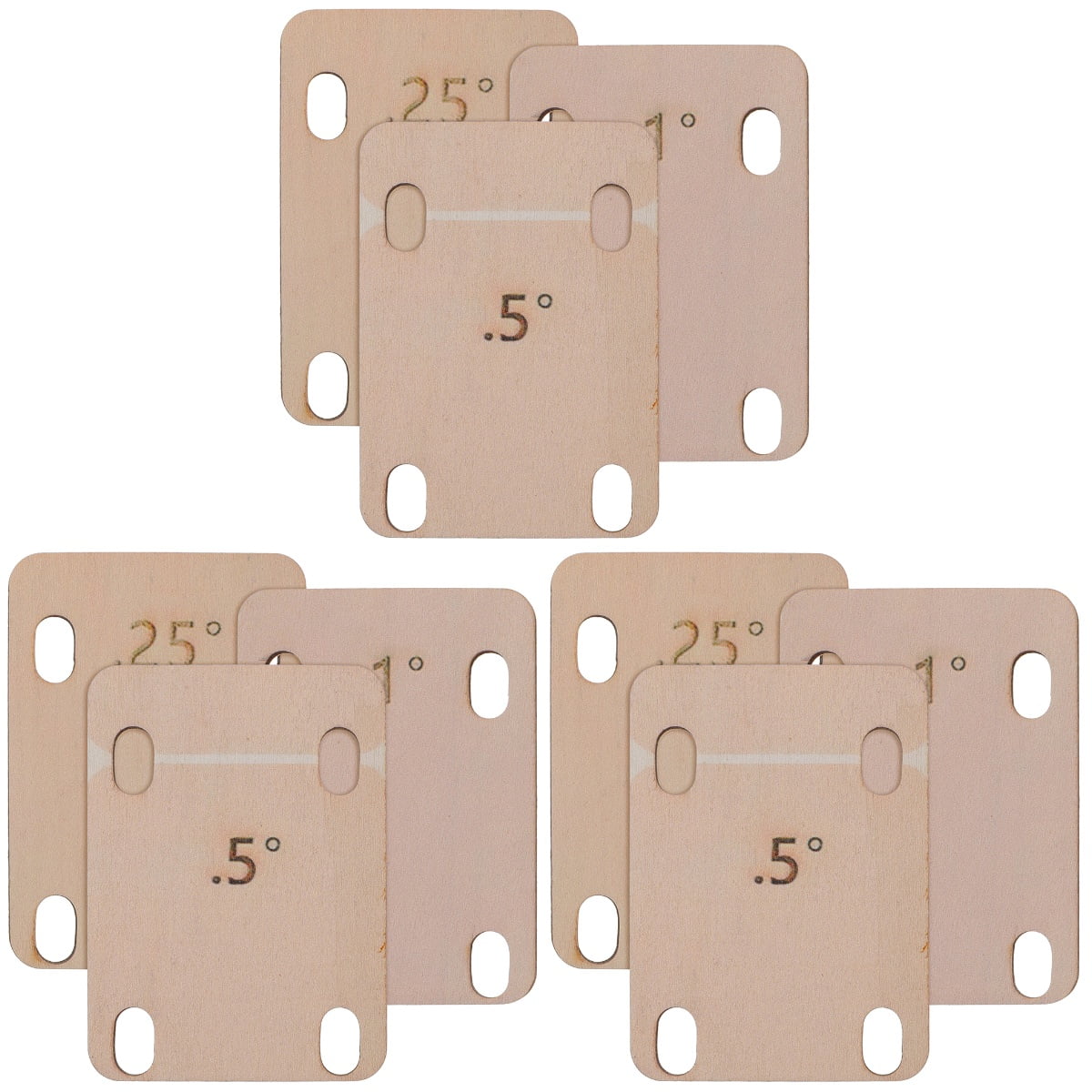 Raindrops 9 pcs Guitar Neck Spacer Guitar Bass Spacers Neck Bottom ...