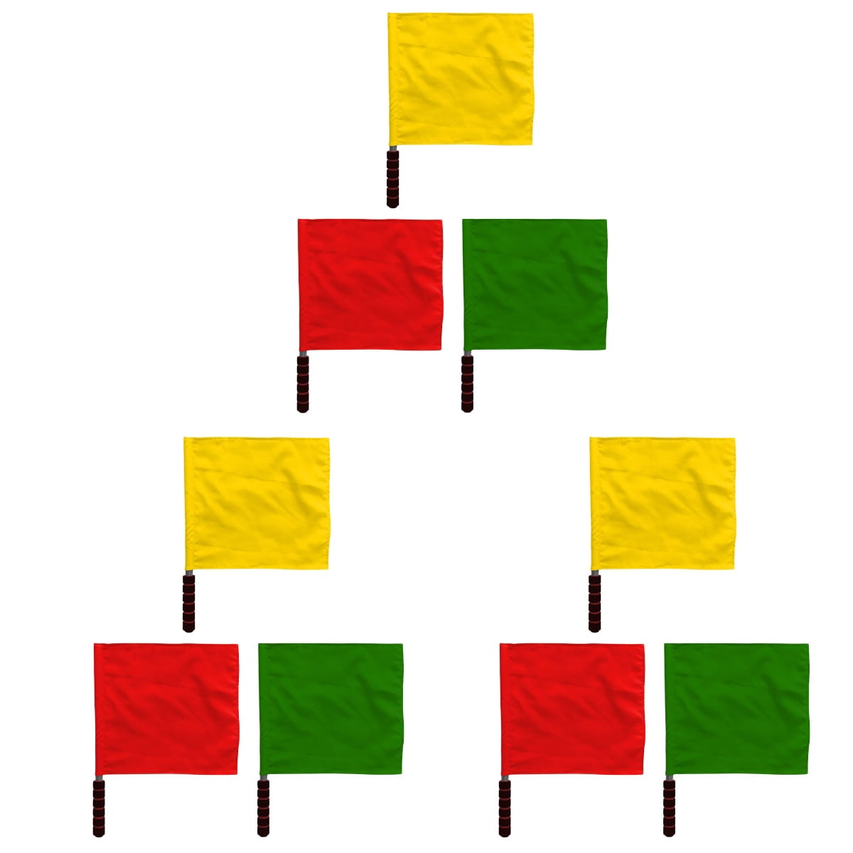 Raindrops 9 pcs Match Flags Traffic Signal Flags Referee Flags Warning ...
