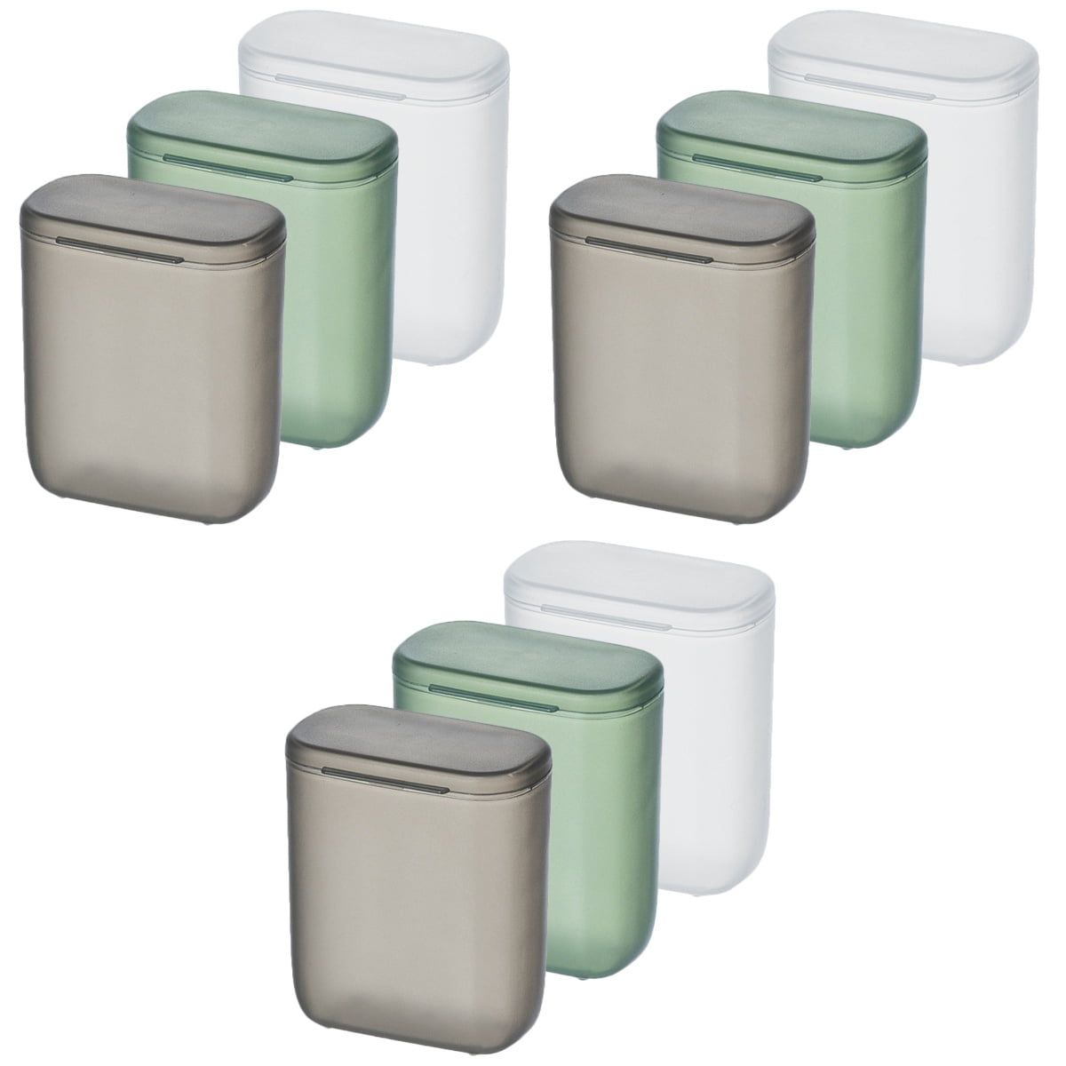 Raindrops 9 pcs Portable Storage Containers Boxes Small Plastic Storage ...