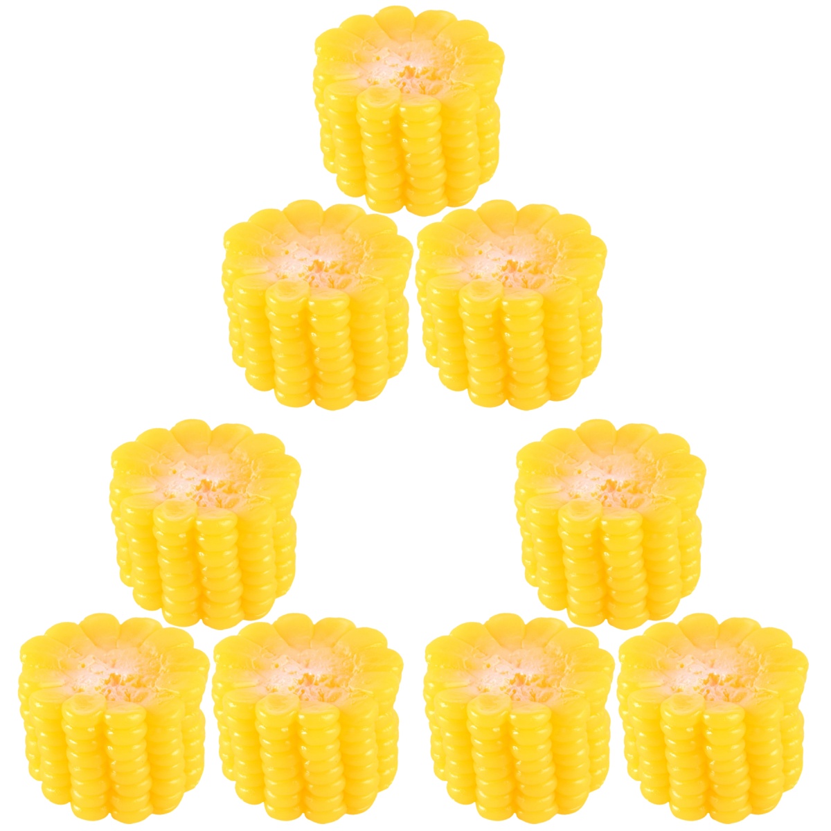 Raindrops 9 pcs Simulation Vegetable Props Simulation Corn Segment ...