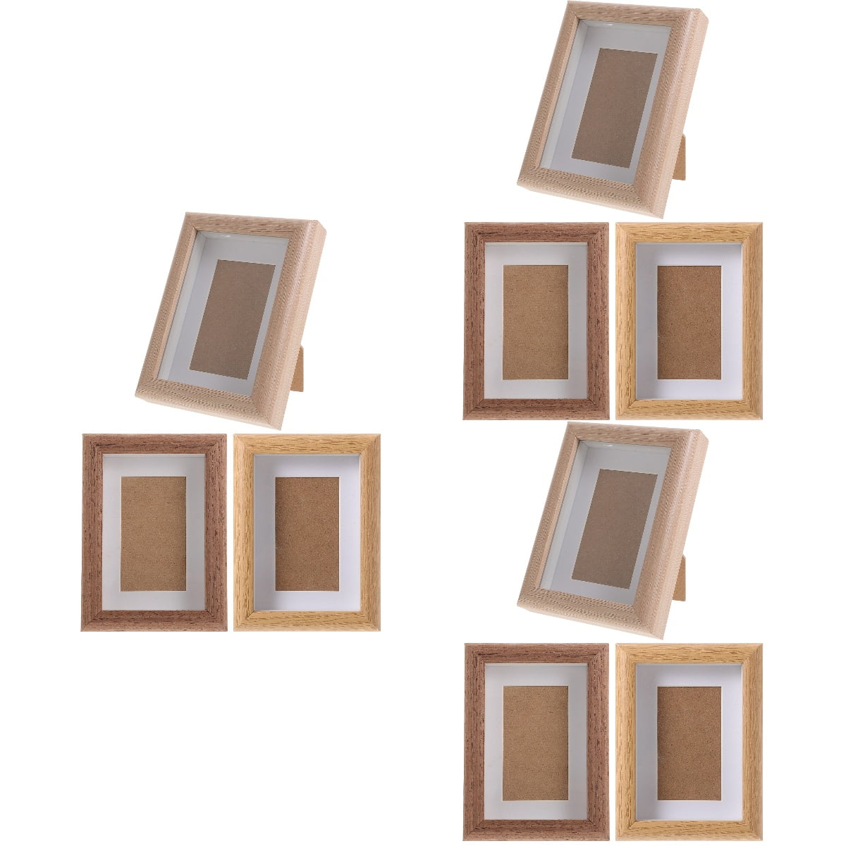 Raindrops 9 pcs Small Picture Frames Display Picture Frames Wooden ...