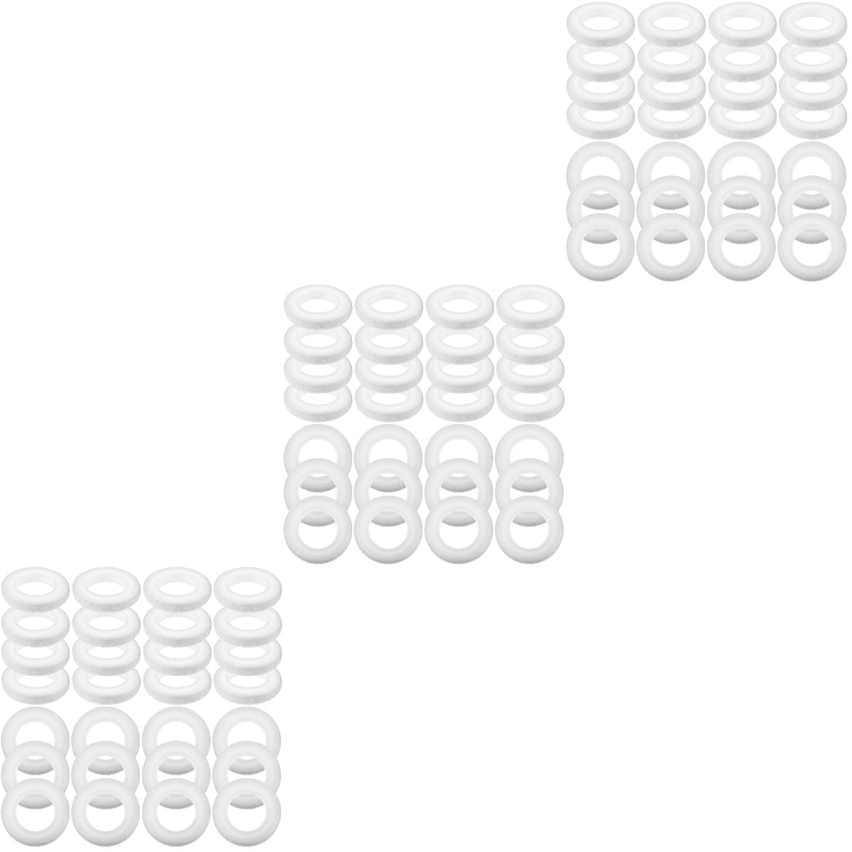 Raindrops 90 Pcs Foam Rings Wreath Forms Floral Foam Garland Crafts ...