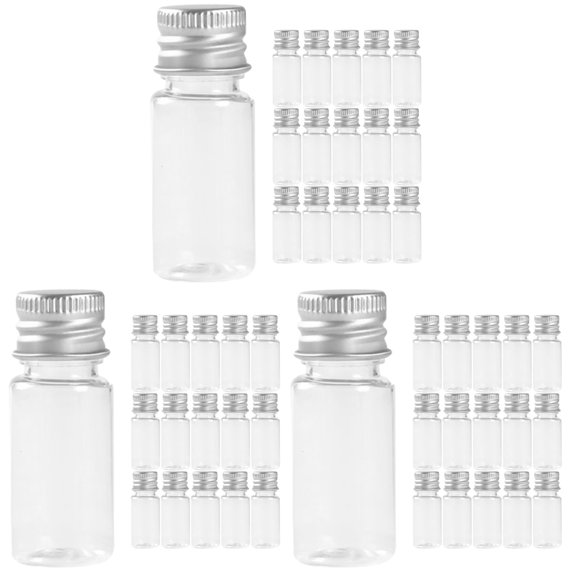 Raindrops 90 pcs Clear Plastic Tubes with Leak-proof Lids Plastic ...