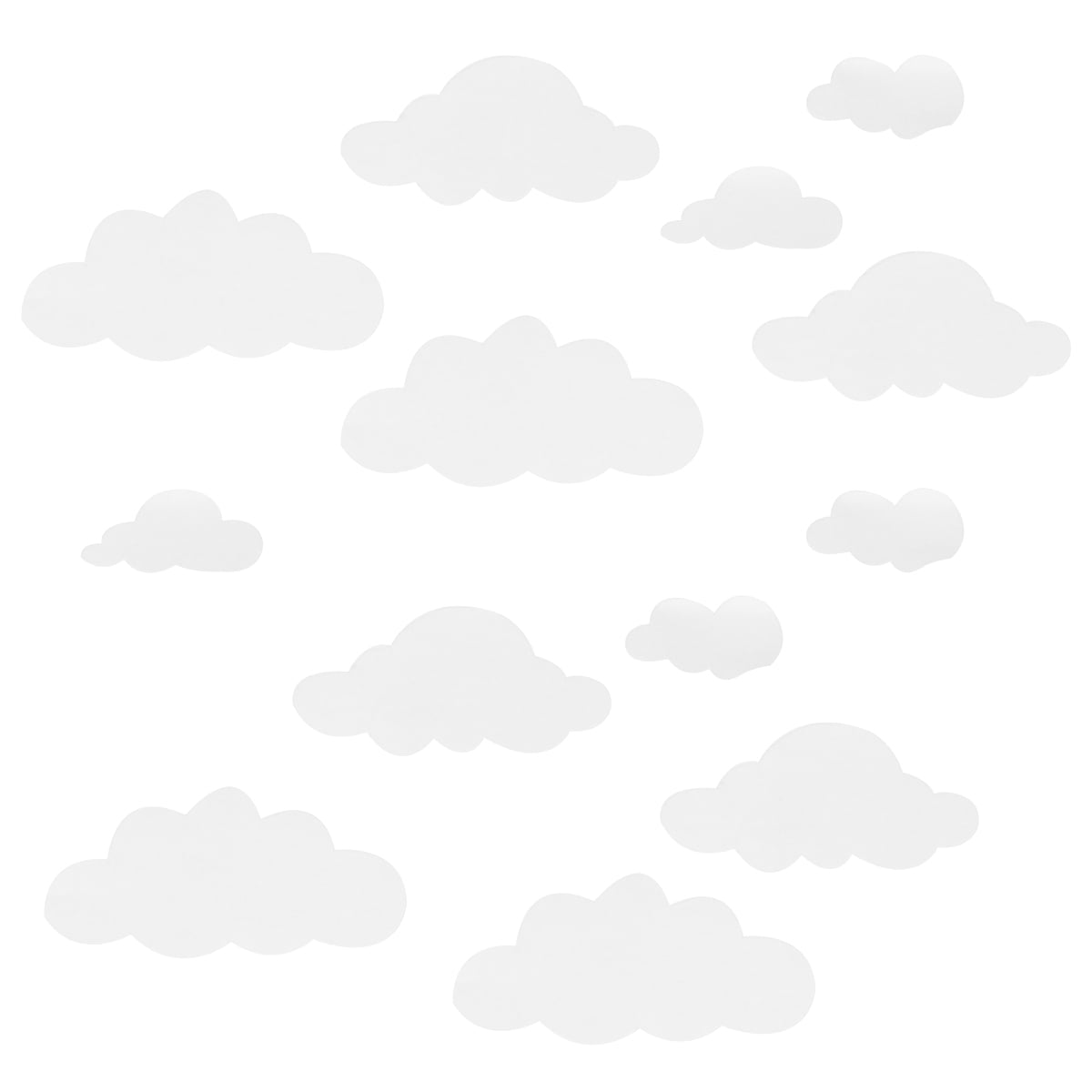 Raindrops 96 Pcs Background Wall Stickers Panel Door Removable Peel and ...