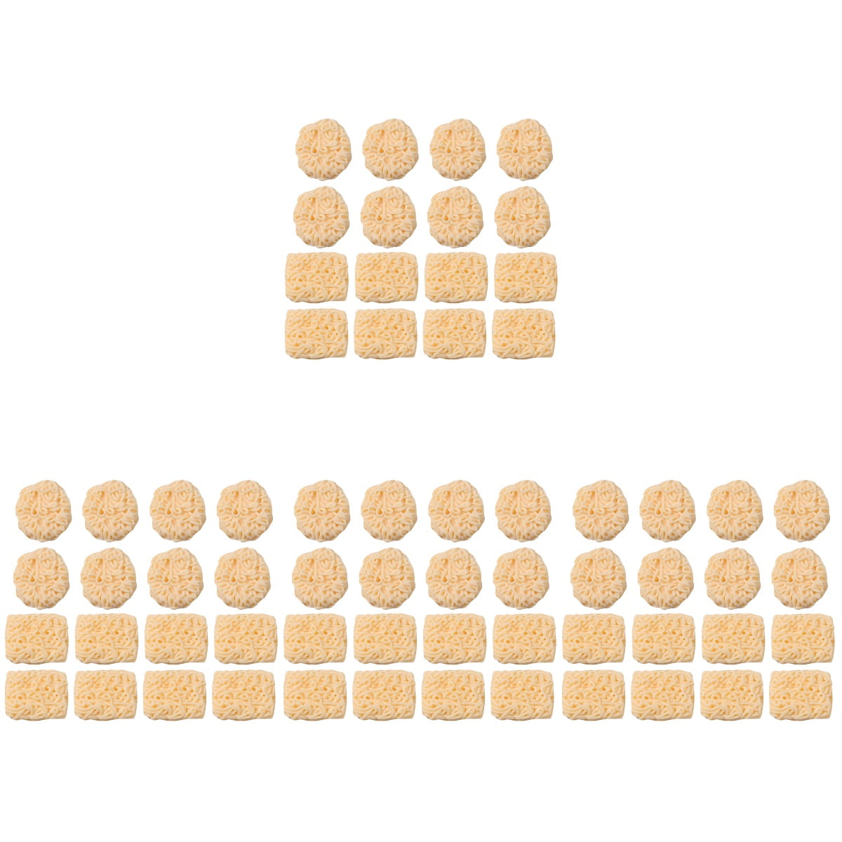 Raindrops 96 pcs Miniature Food Fake Noodle Mini Pretend Instant ...