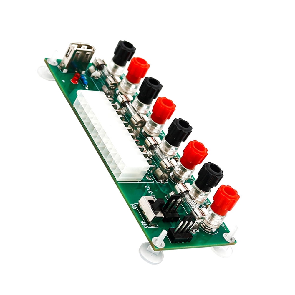 Raindrops ATX Power Board Desktop PC Chassis Power Adapter 24-pin Power ...