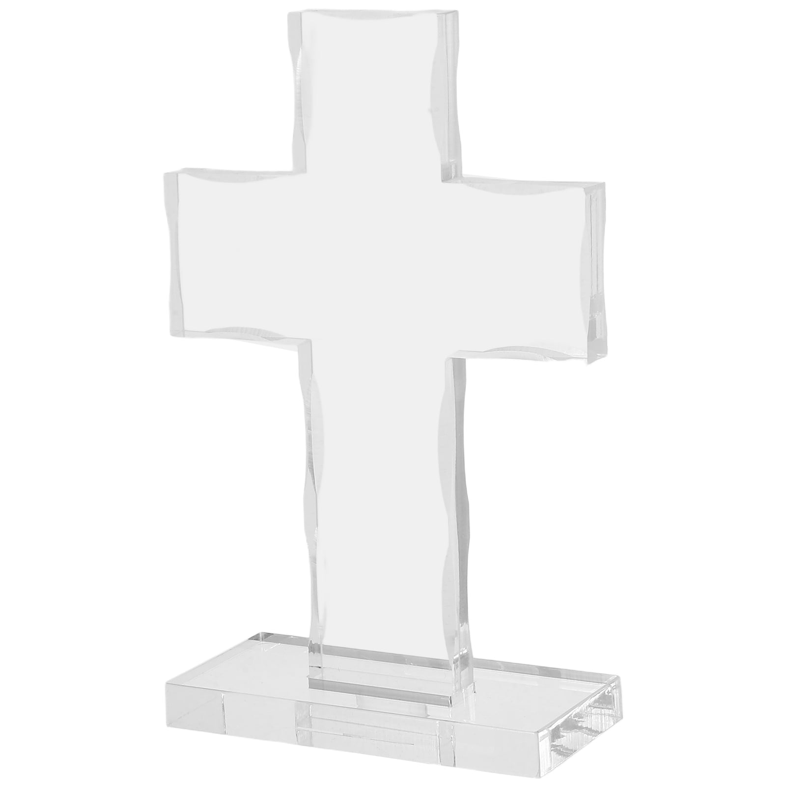 Raindrops Acrylic Cross with Stand Christian Cross Clear Faith Cross ...