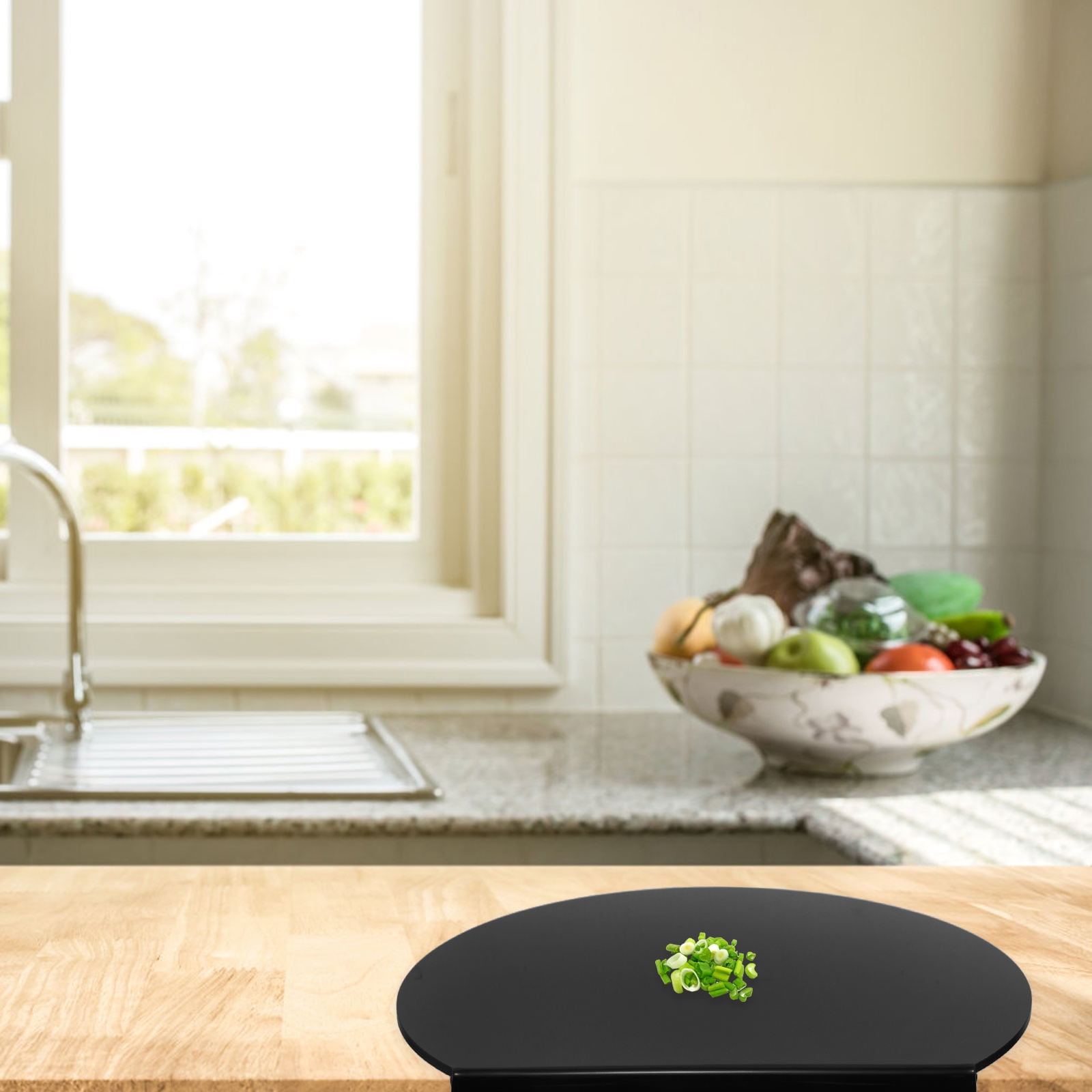 Raindrops Acrylic Cutting Board with Counter Lip Cutting Board for ...