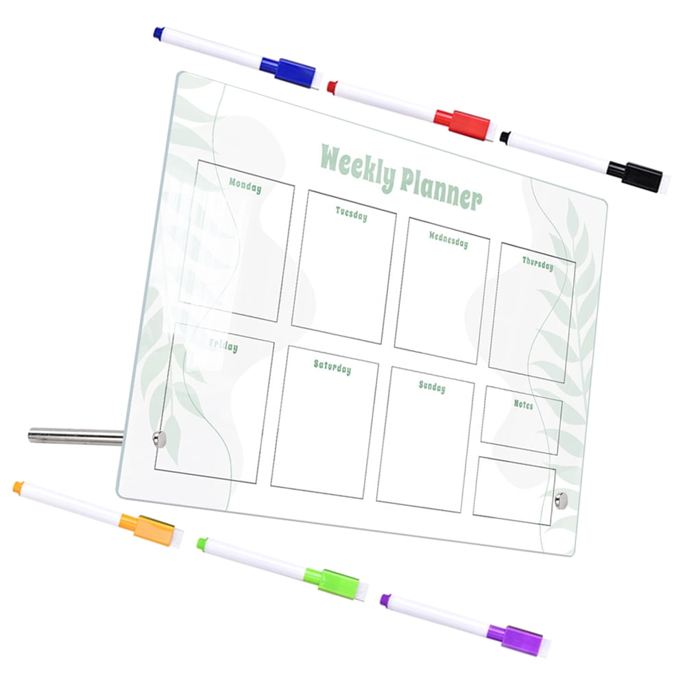 Raindrops Acrylic Desktop Note Board 1Set For School Use Erasable Note ...