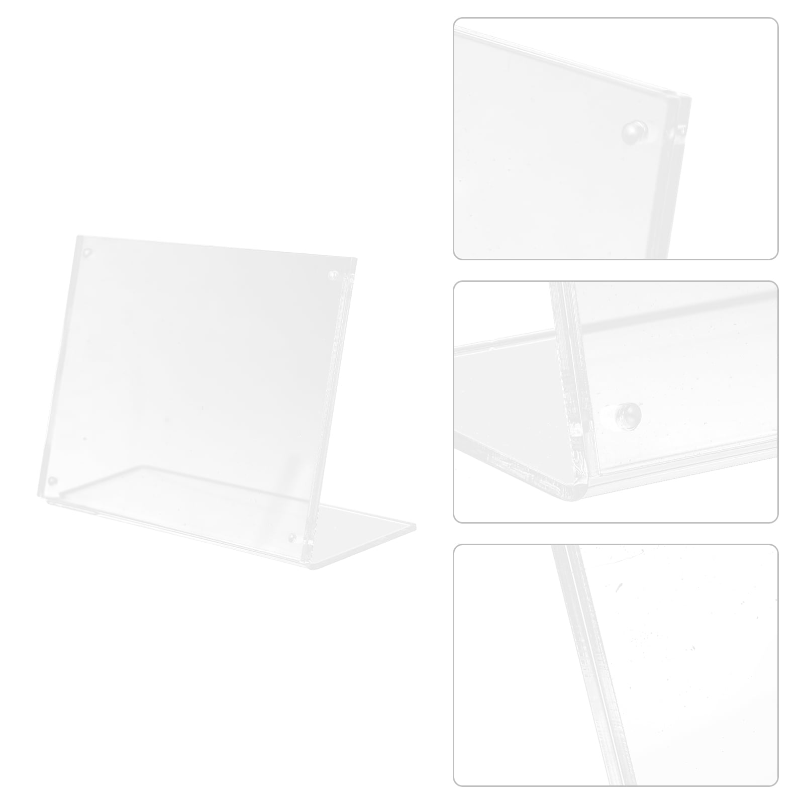 Raindrops Acrylic Menu Display Stands for Reception Areas and Weddings ...