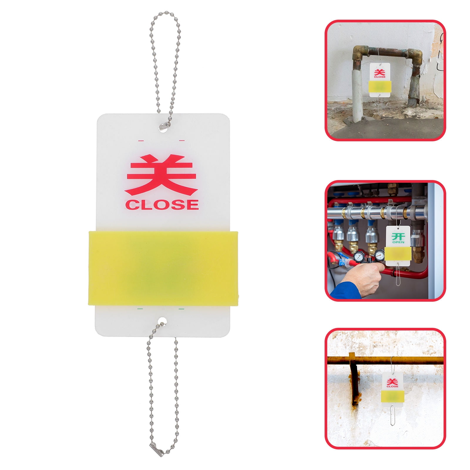 Raindrops 2-Pack Acrylic Open Closed Hanging Signs for Shop Door, Store ...