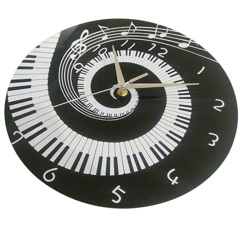 Raindrops Acrylic Wall Clock for Home with Silent Mechanism and Clear ...