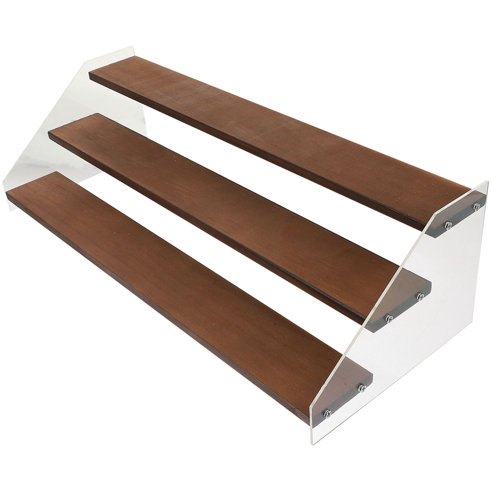 Raindrops Acrylic Wood Display Stand 3 Tier Display Shelf Riser ...