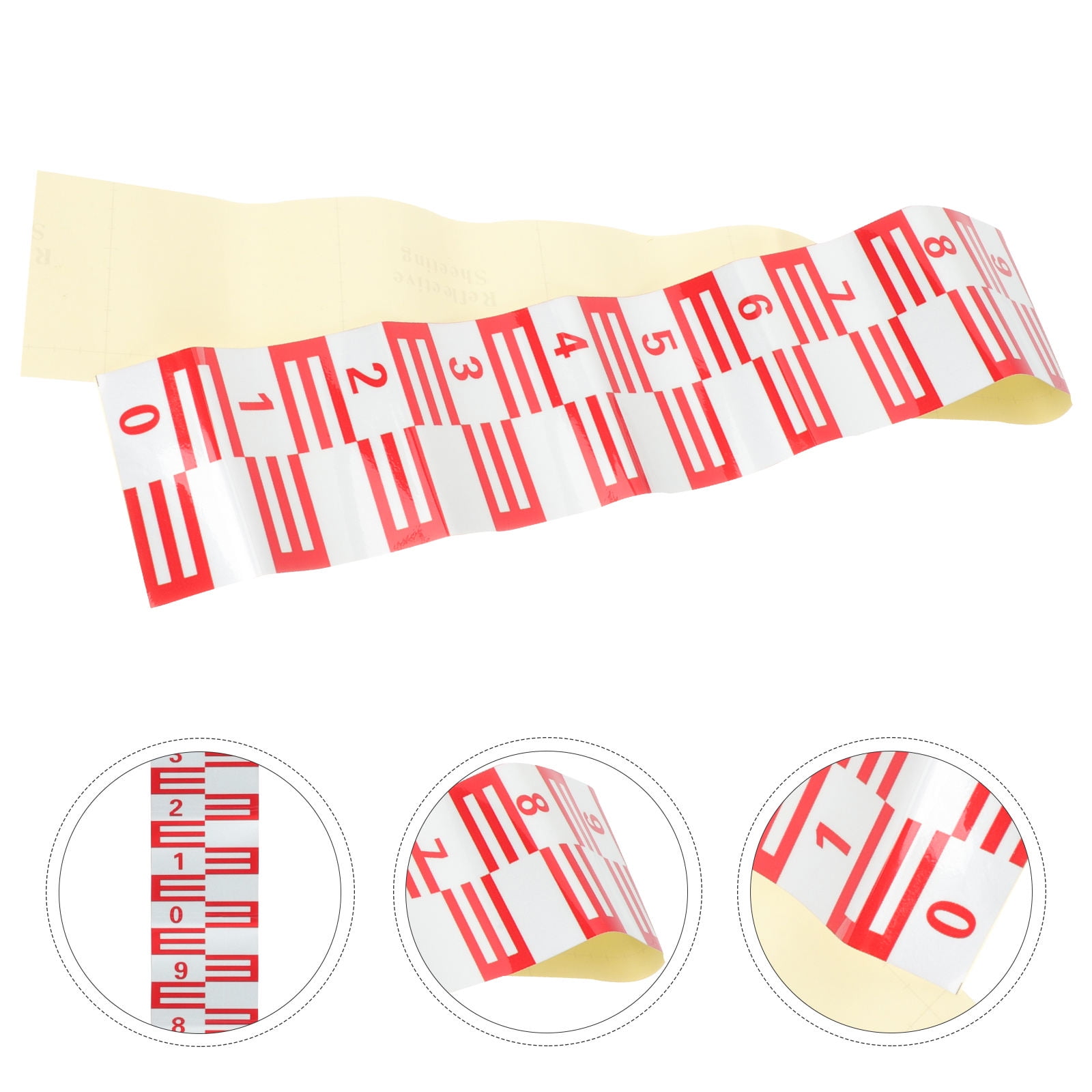 Raindrops Adhesive Pool Water Level Ruler Water Level Gauge Decal Pool ...