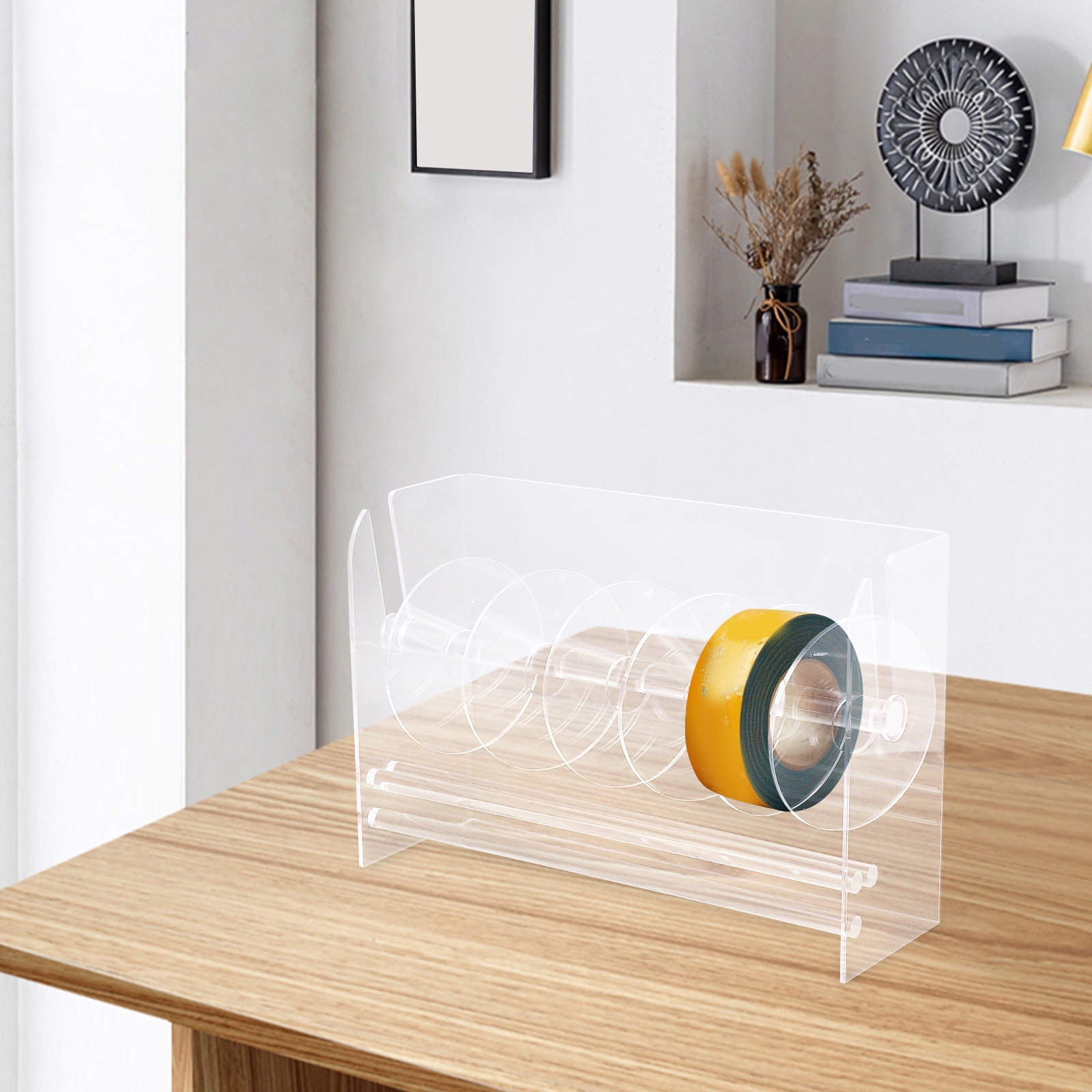 Raindrops Adjustable Acrylic Label Dispenser 7-compartment Organizer ...