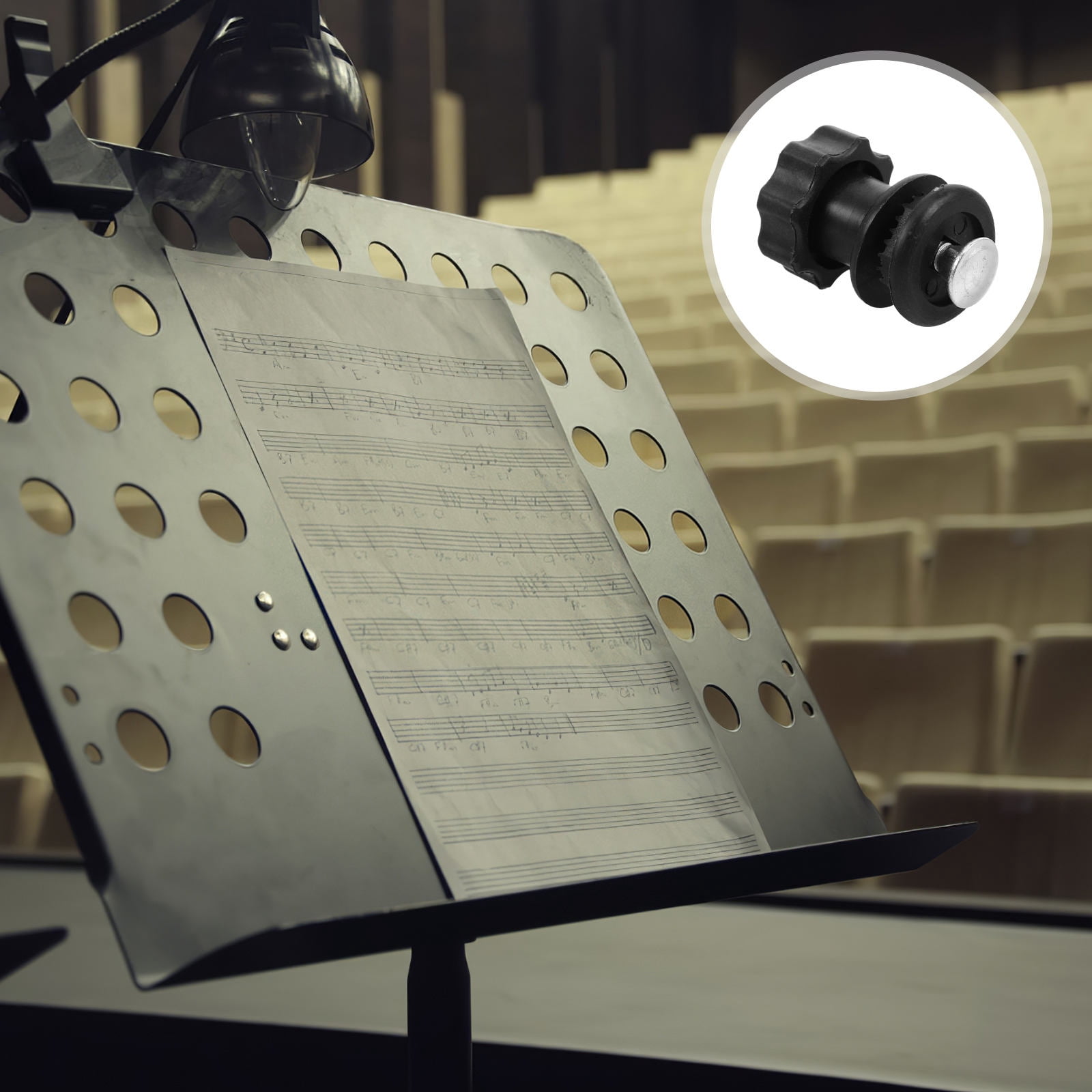 Raindrops Adjustable Music Stand Knob 0.6cm Tightening Screw Knob for ...