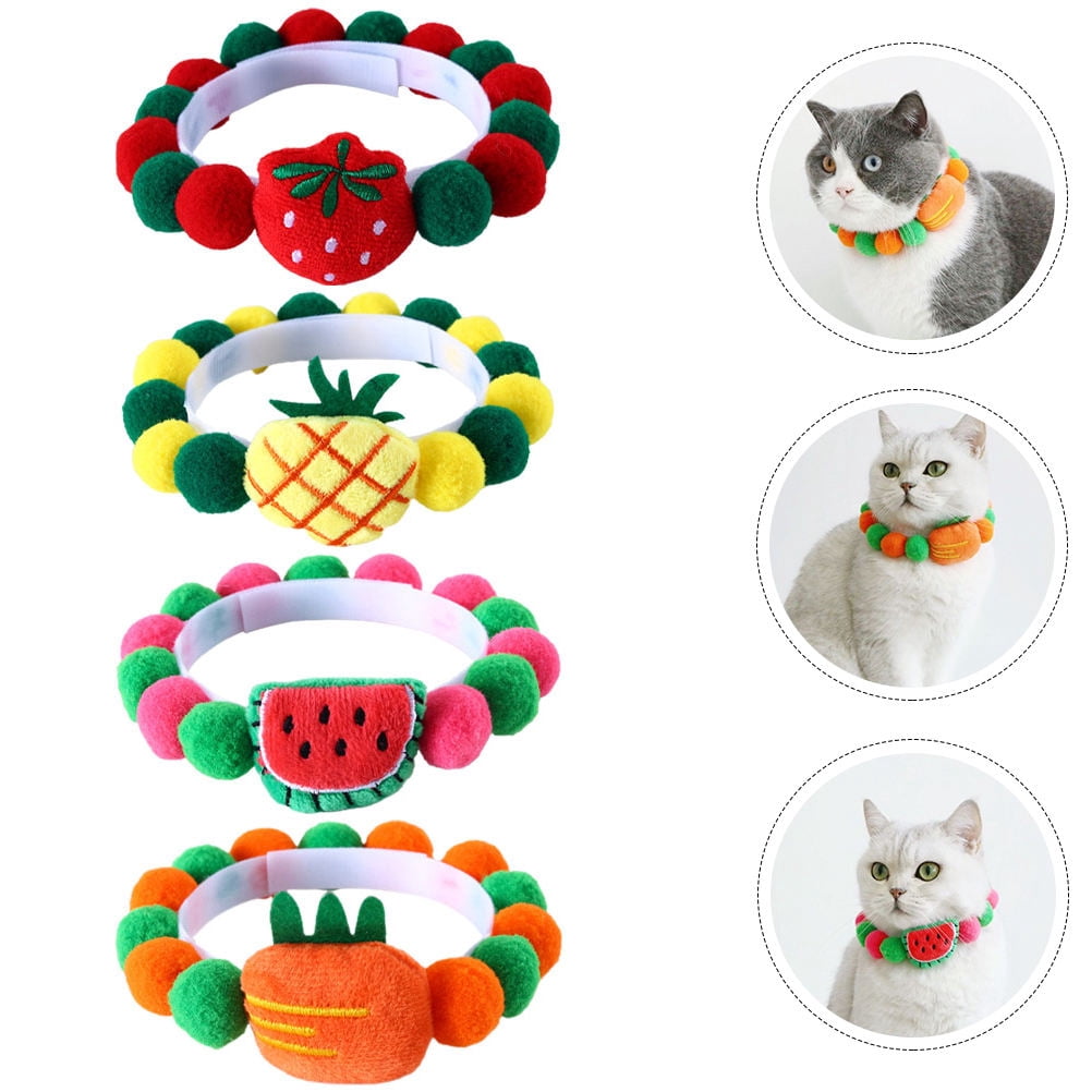 Raindrops Adorable Pet Collar with Fruit Balls Design for Cat Dog Made ...