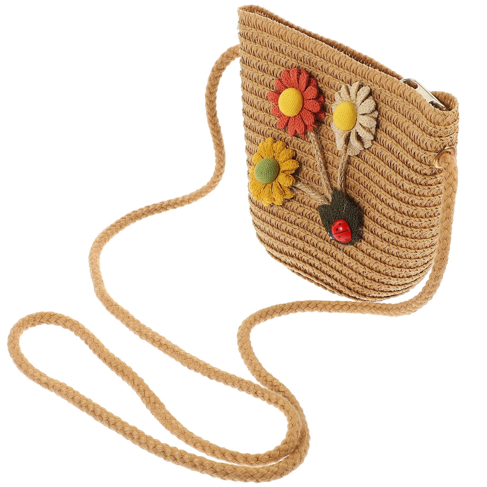 Raindrops Adorable Pouch for Girls in Khaki Color Woven Design 1Pack ...