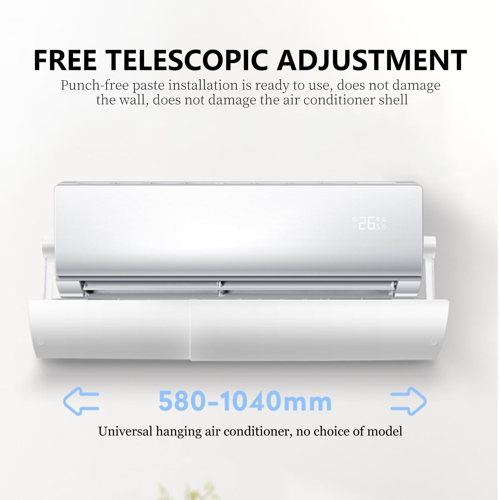 Raindrops Air Conditioner Air Outlet Baffle Anti Blast Wind Adjustment ...