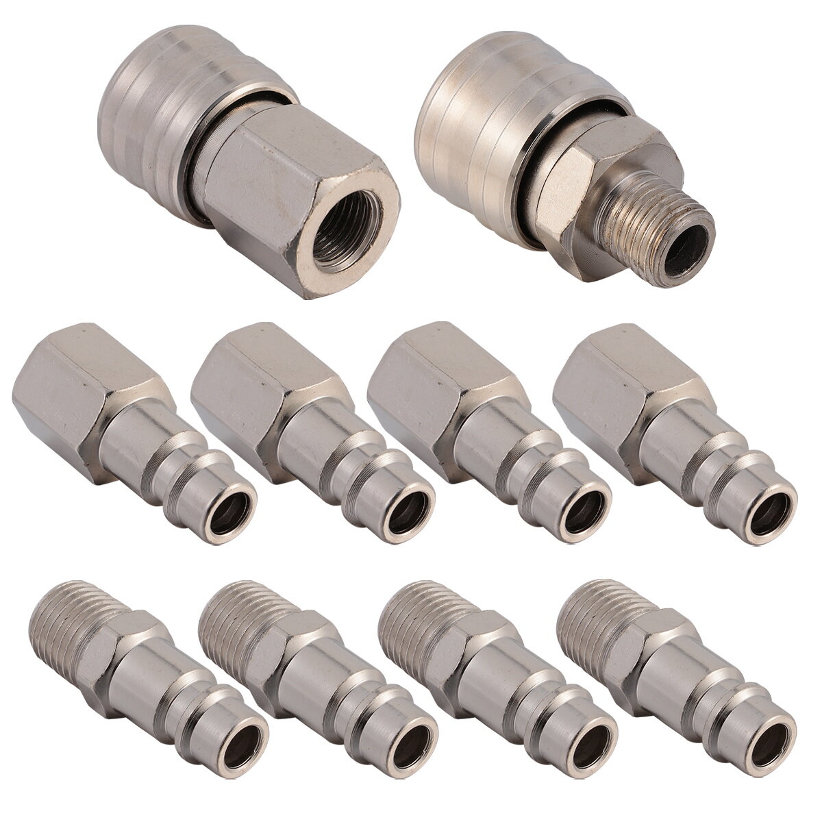 Raindrops Air Couplers Adapters Quick Connector Male Fittings Hose ...