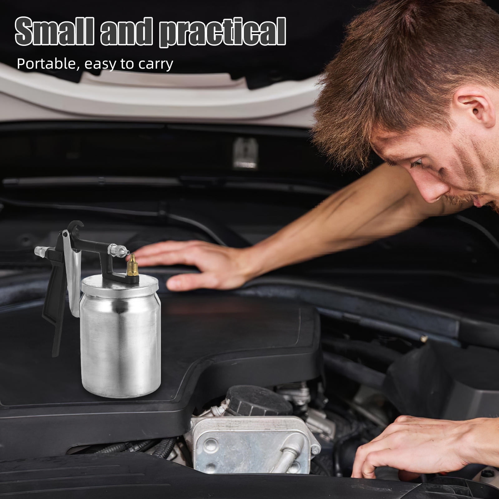 Raindrops Air Paint Sprayer Automotive Pneumatic Spray Tool Portable ...