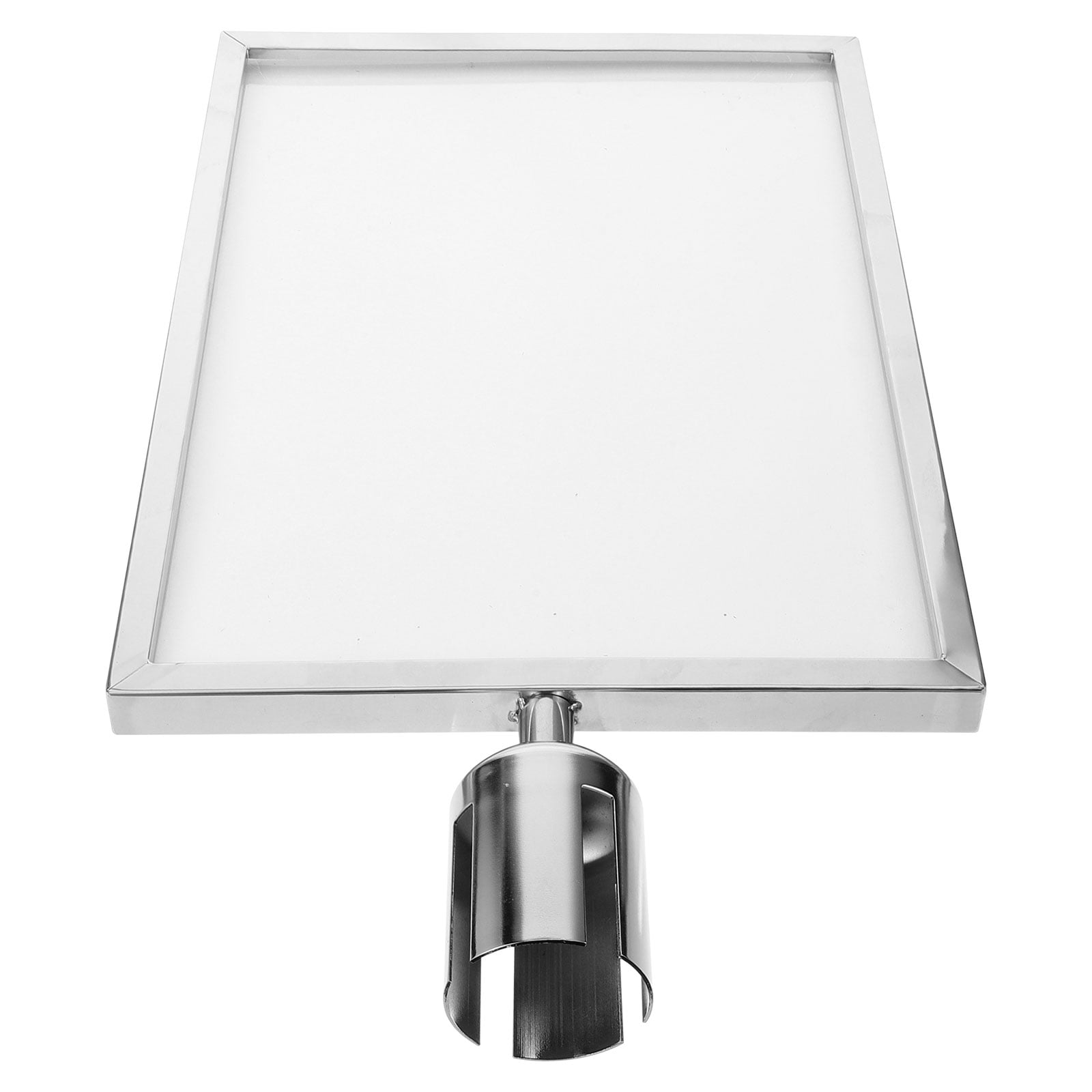 Raindrops Airport Sign Holder for Safety Barrier in Silver Color Made ...