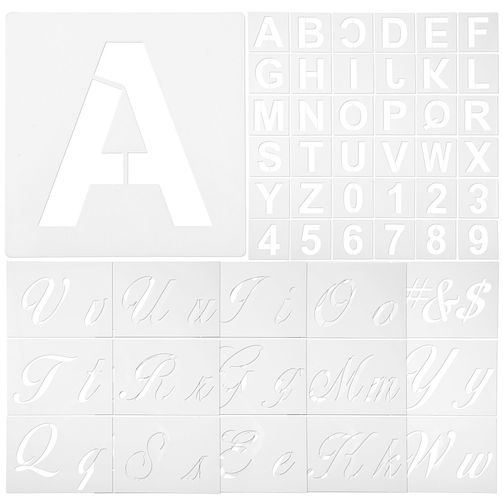 Raindrops Alphanumeric Template Number Stencil Stencils Alphabet for ...