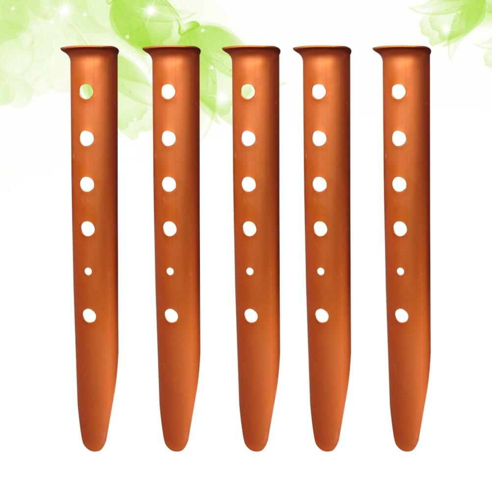 Raindrops Aluminium Tent Pegs 5Pcs U-Shape for Extra Holding Power in ...