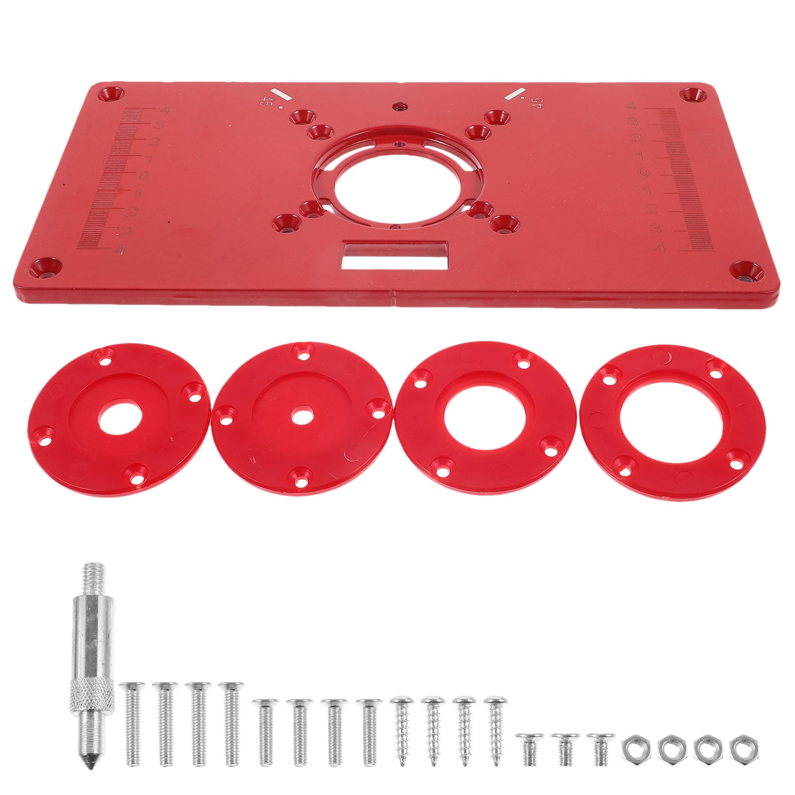 Raindrops Aluminum Alloy Router Table Insert Board 1 Set with Electric ...