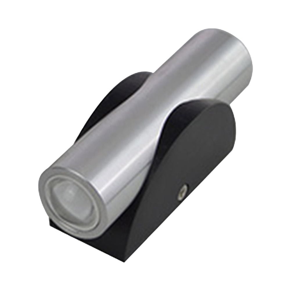 Raindrops LED Double Head Wall Light Aluminum Silver for Outdoor Patio ...