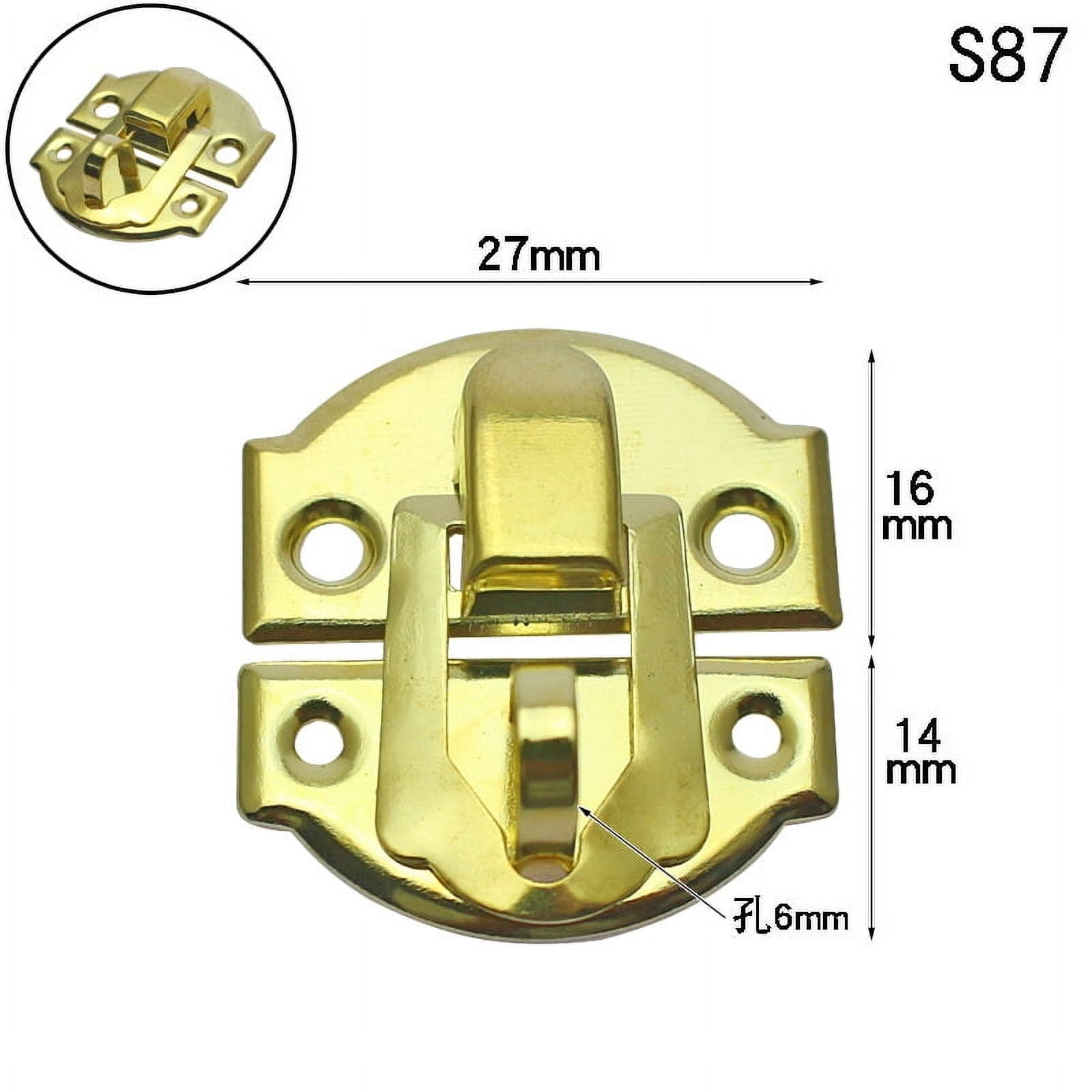 Raindrops Vintage Jewelry Box Hasp Square Latch Iron 20Pcs 1.2X1.1X0 ...