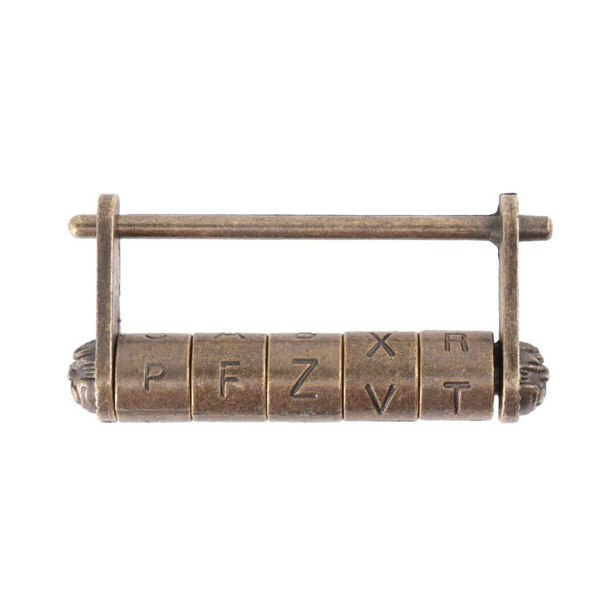 Raindrops Antique Style Lock Ancient Style Password Padlock English ...