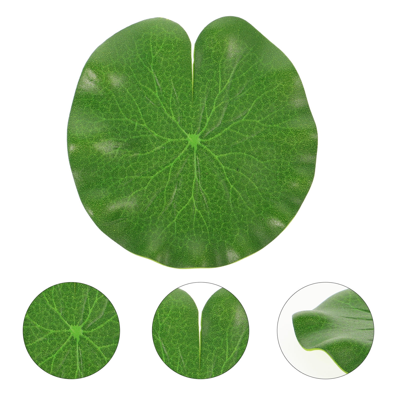 Raindrops Artificial Floating Lotus Leaves for Pond Decoration with ...