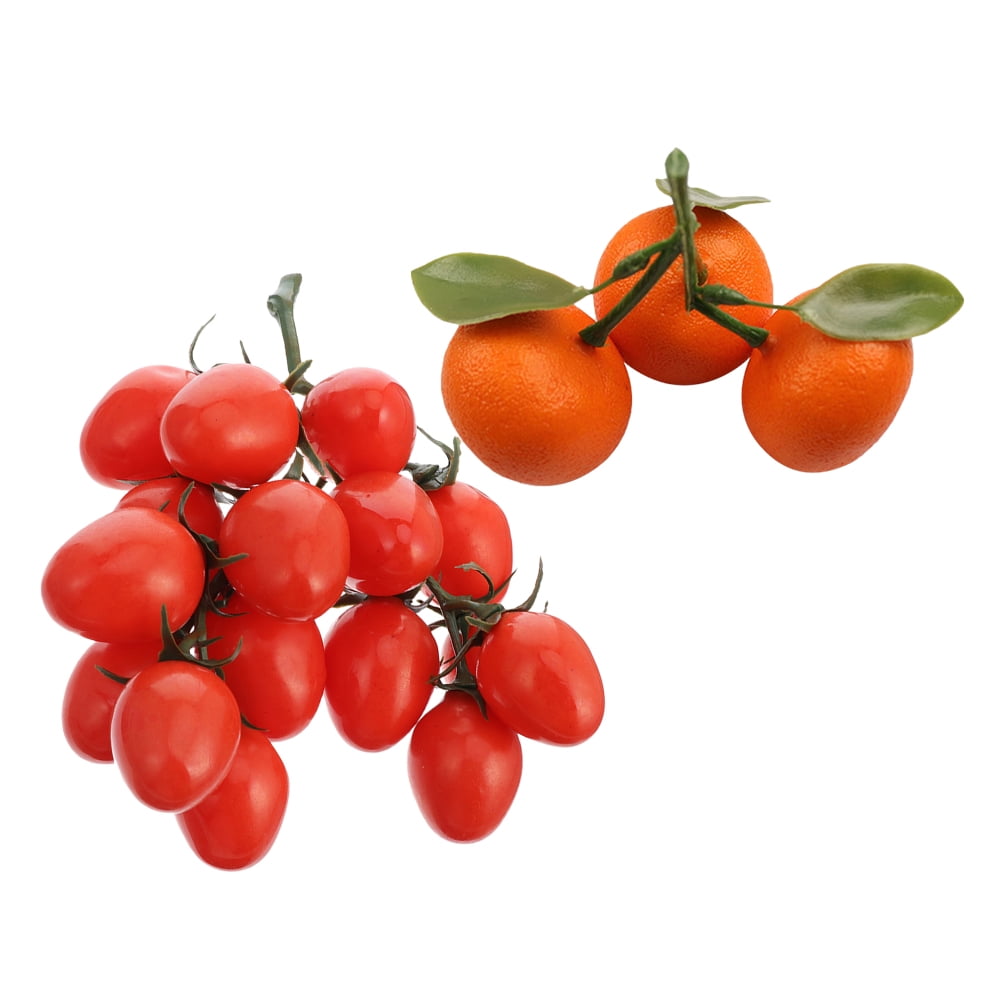 Raindrops Artificial Vegetables Realistic Simulation Tomato Fake Fruits ...