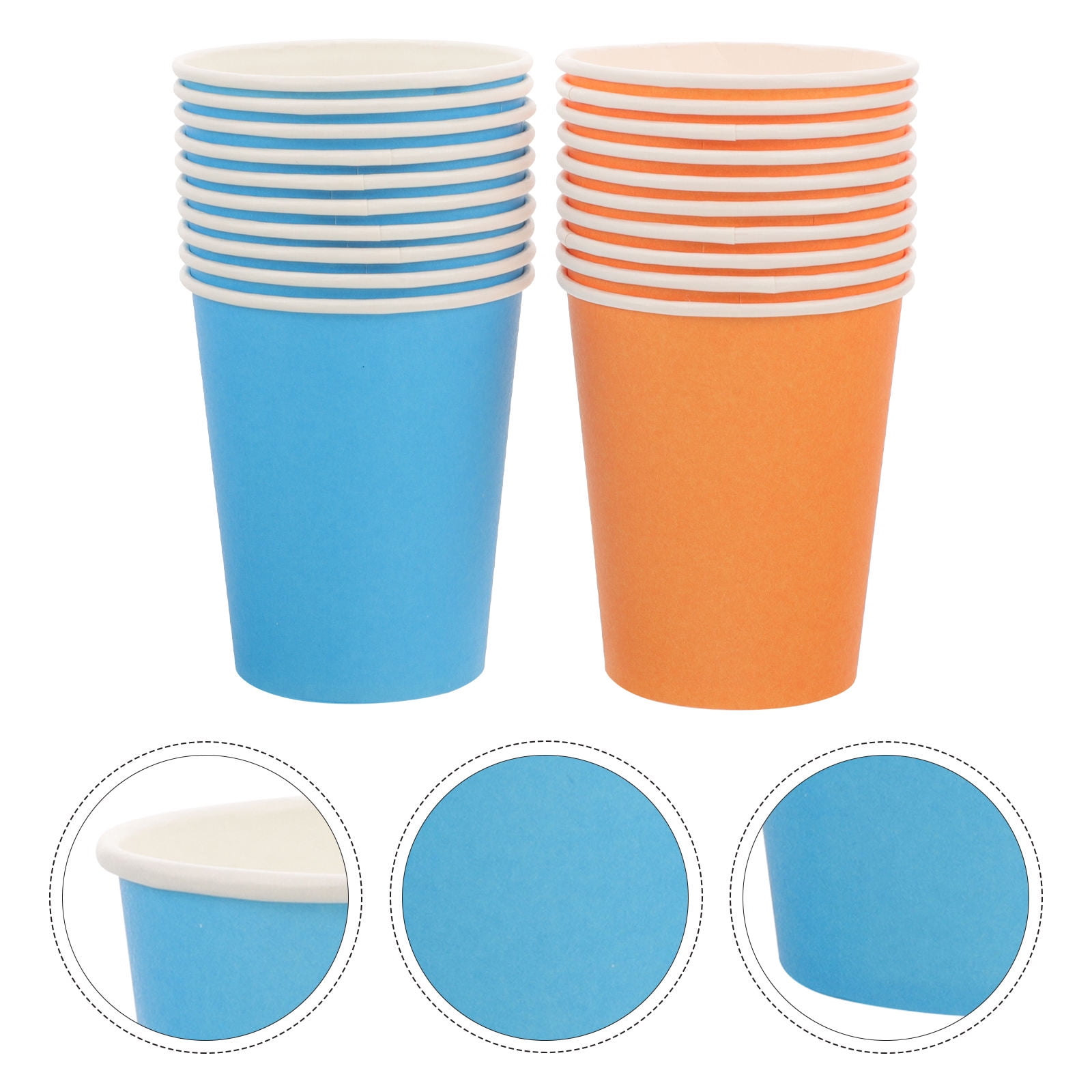 Raindrops 50 Pcs Colored Paper Cups Thicken Children's Art Materials ...