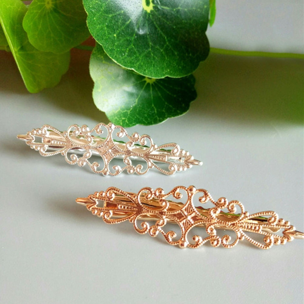 Raindrops Assorted Color Metal Clips with Flower Petals Design for ...