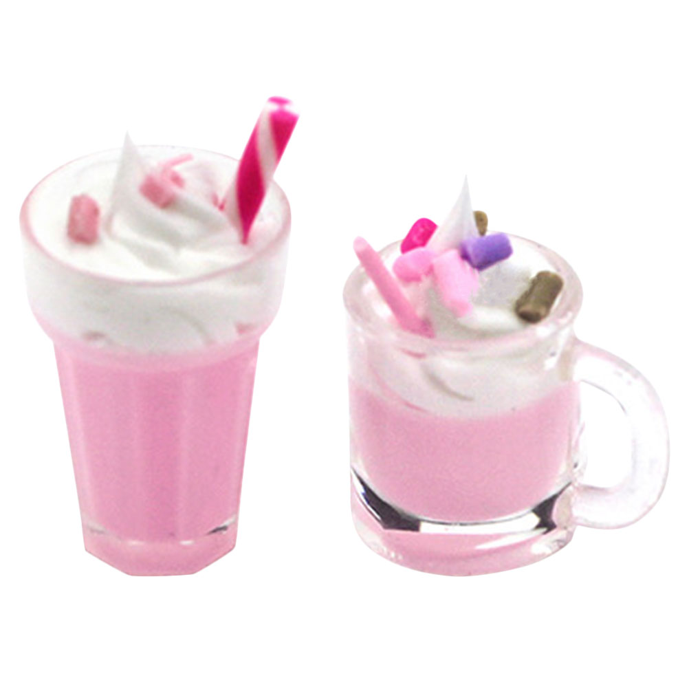 Raindrops Assorted Color Resin Mini Ice Cream Model for Decor Adds ...