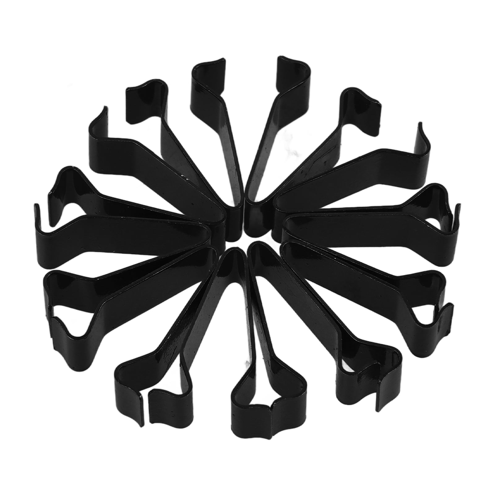 Raindrops Automotive Fastener Clips 10Pcs Black Simple Structure for ...