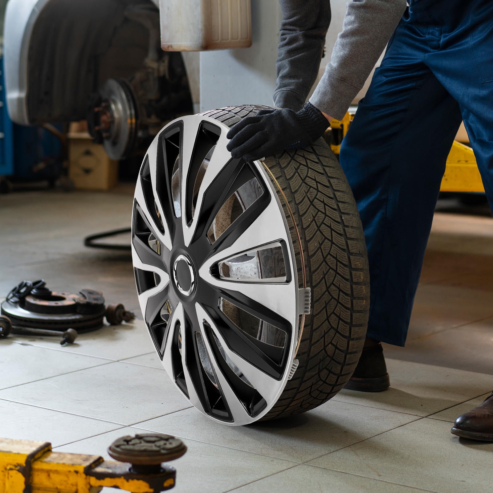 Raindrops Durable MultiColor ABS Wheel Rim Covers for Car Stylish 15 ...