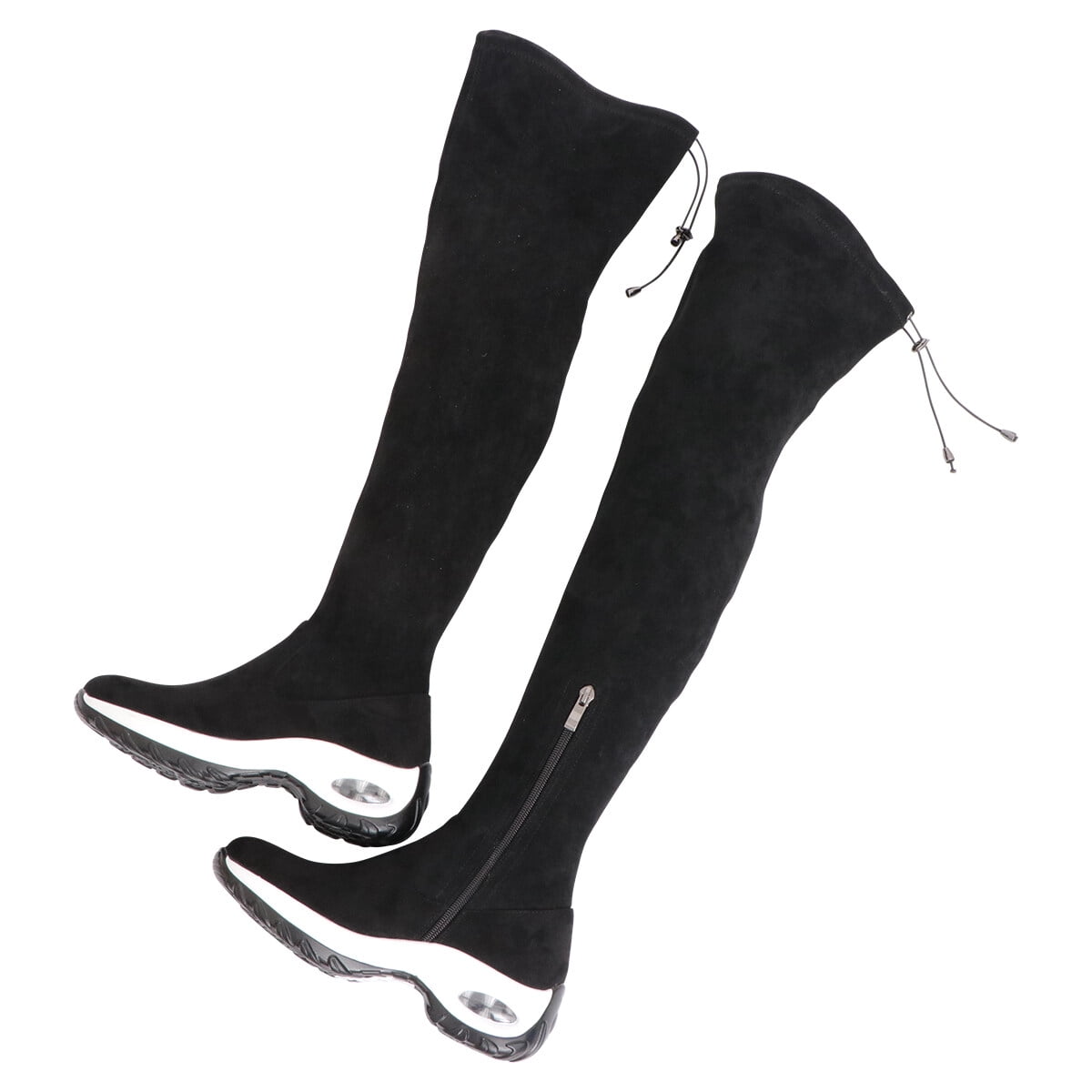 1 Pair of Chic Over Knee Boots with Air Cushioned Soles for Women ...