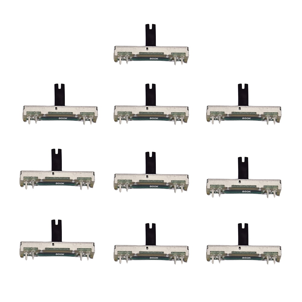 Raindrops B50K Potentiometer 10 Pcs Mono Channel for Audio Mixing ...