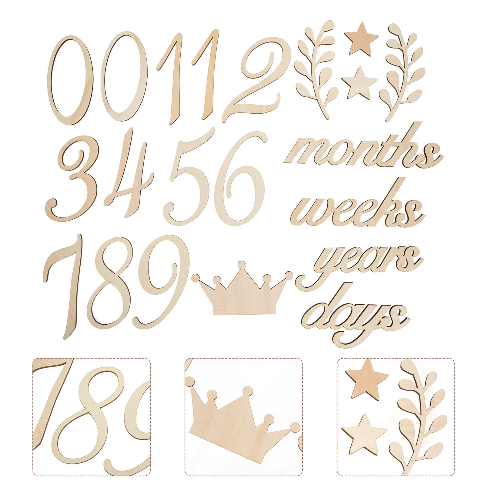 Raindrops 程碑 字卡 Baby Shower Decorations Announcement Sign Newborn for ...