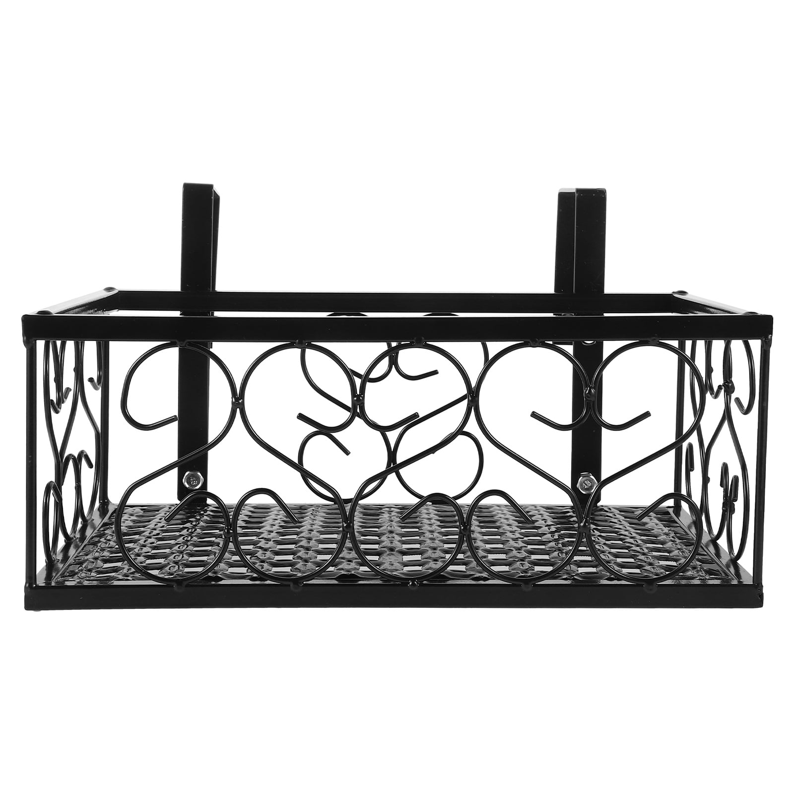 Raindrops Balcony Flowerpot Hanging Rack Plant Pot Storage Rack Hanging ...