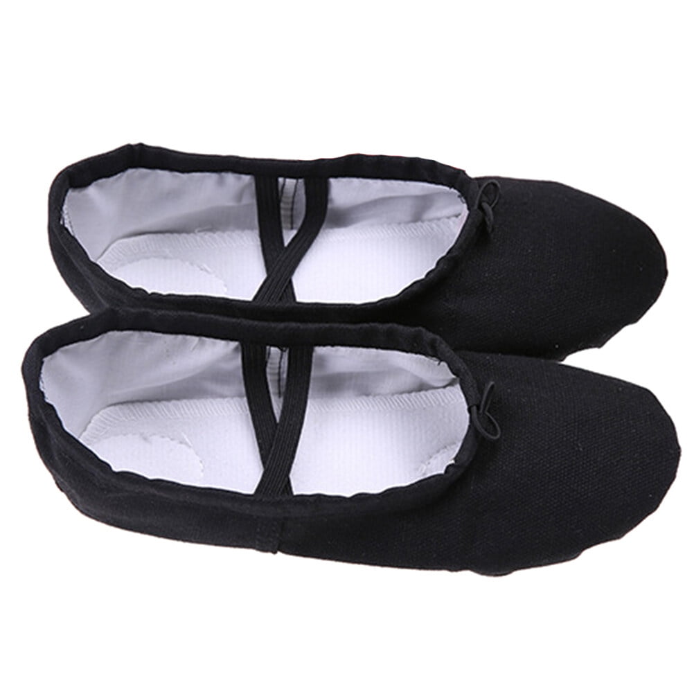 Raindrops Ballerina Pointe Shoes Black Ballet Flats Kids Dancing Girls ...