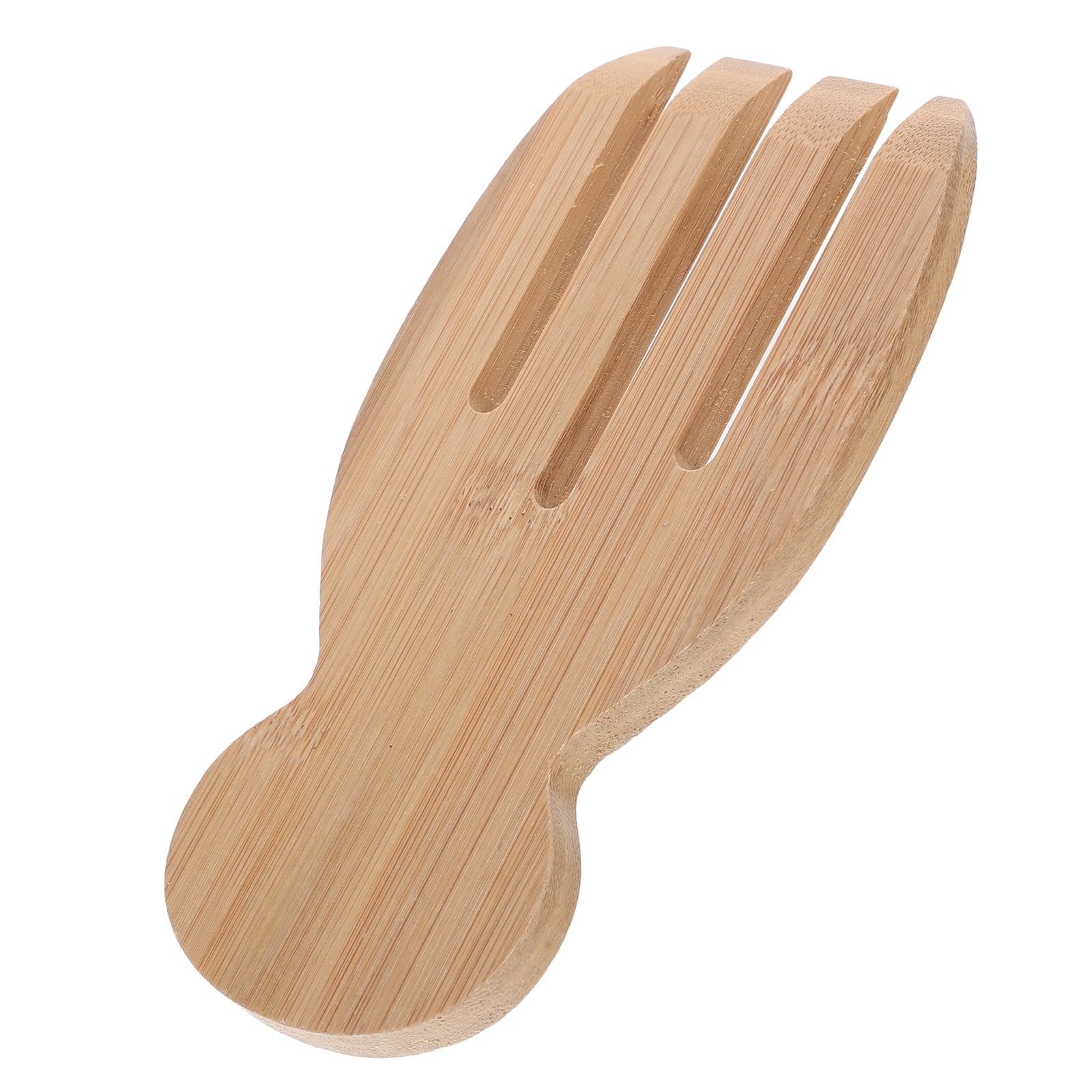 Raindrops Bamboo Salad Hands Bamboo Salad Server Wooden Kitchen Helper ...