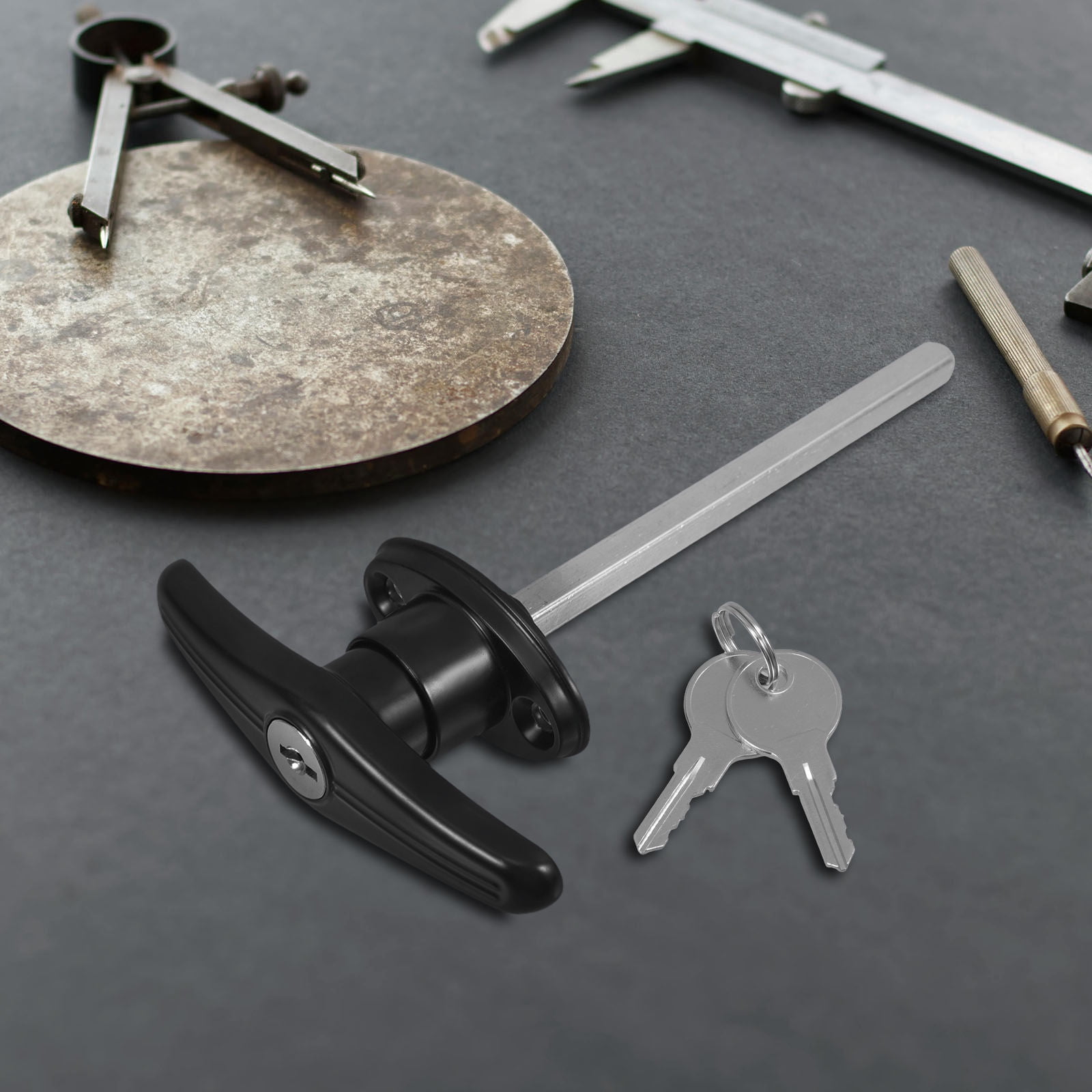 Raindrops Barn Door Handle Garage Door Handle With Lock Locking T ...