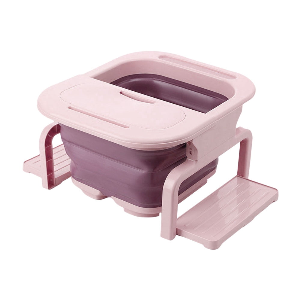 Raindrops Basin Folding Foot Bath Bucket Portable Space-saving Travel ...