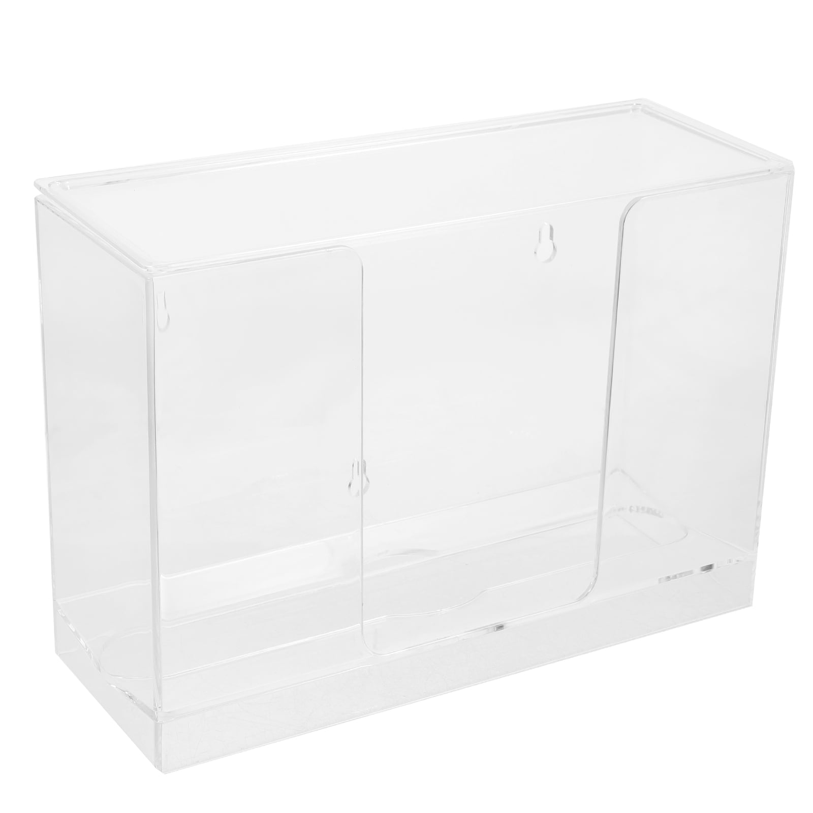 Raindrops Bathroom Tissue Box Wall Mounted 1Pack Plastic Transparent ...