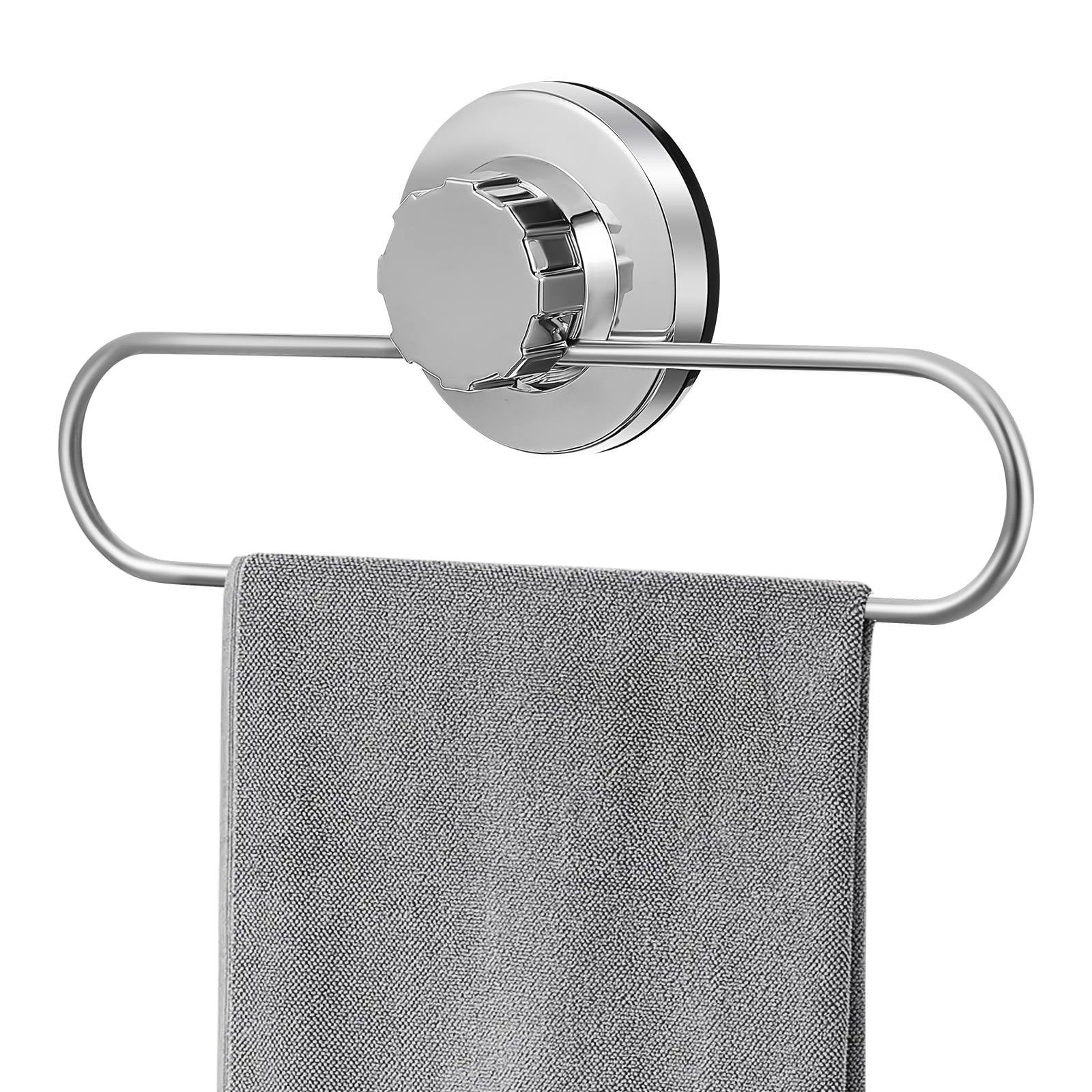 Raindrops Bathroom Towel Holder Suction Cup Wall Mounted Towel Rack ...