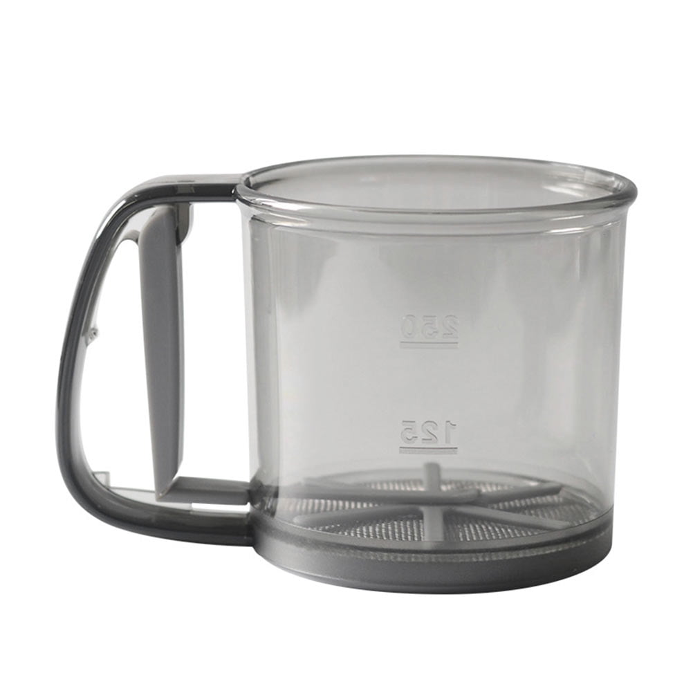 Raindrops Handheld Sifter for Baking Sieves Handle Filter Travel Grey ...